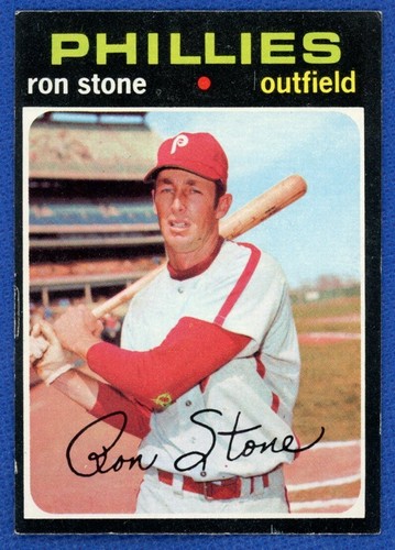 1971 Topps Baseball # 366 Ron Stone Philadelphia Phillies VG Combine ...