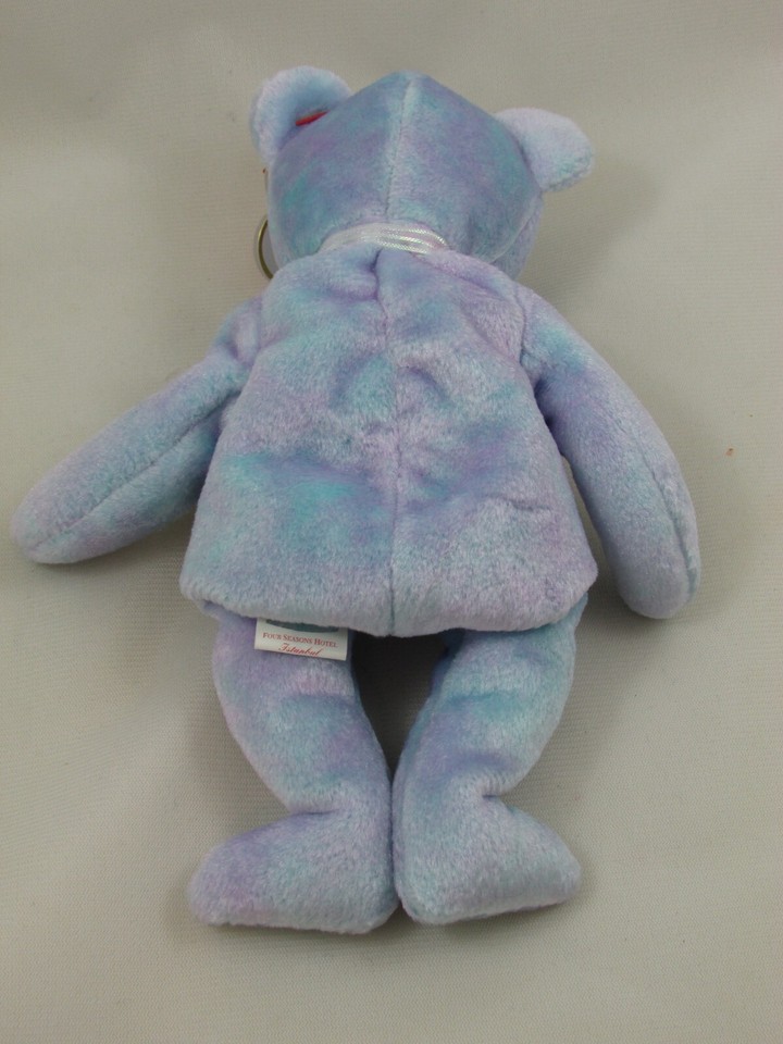 TY 2001 BEANIE BABY ISSY FOUR SEASONS ISTANBUL HOTEL BEAR 8.5 INCH MWMT ...