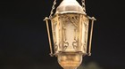 vintage Rare ottoman Brass and Glass Lantern Islamic Mosque Hanging ...