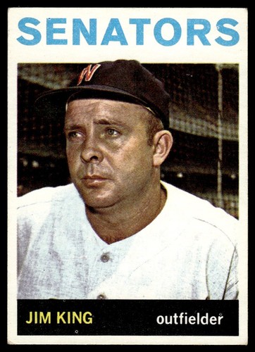 1964 Topps Jim King Washington Senators #217 + | eBay