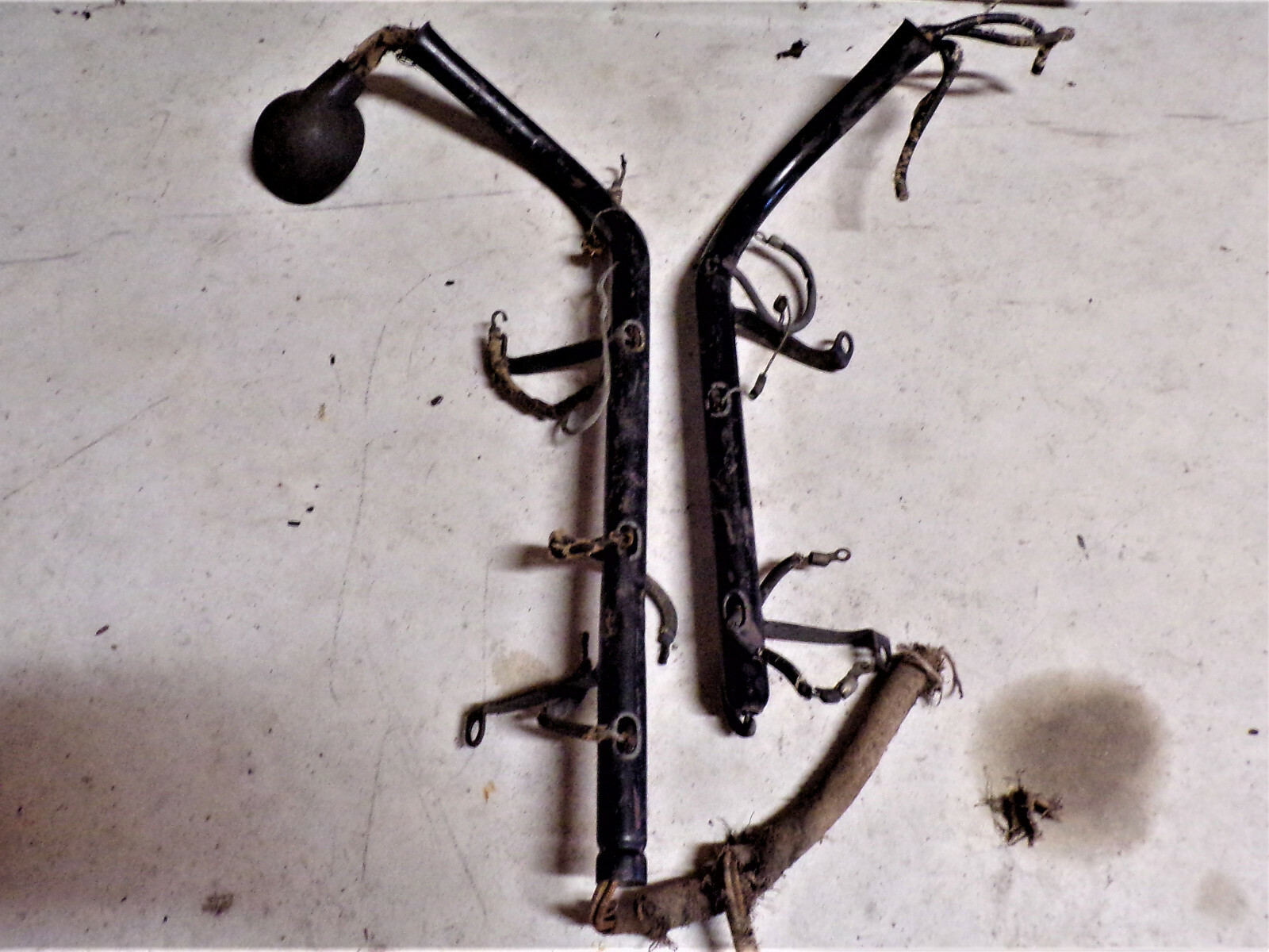 1936 Ford V8 pair of spark plug wire holders original. PRICE REDUCED ...