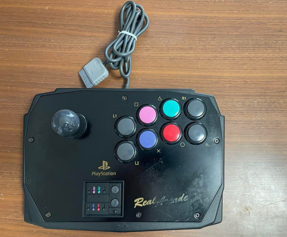 PS1 hori real arcade ps joy stick controller ps2 Japan playstation ...