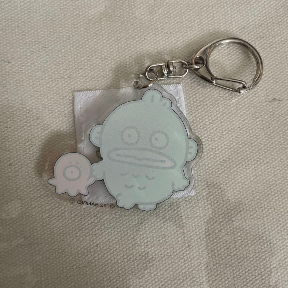 Sanrio Hangyodon Acrylic Keychain, Used, Minor Damage | eBay