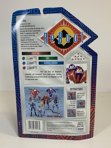 1995 Reboot HACK Figure - Irwin Toys 30016 - Pop Apart - NEW Sealed | eBay