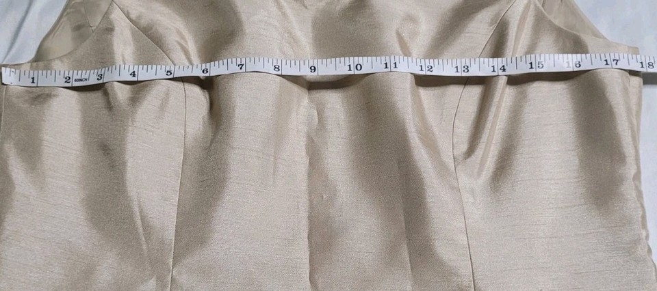 Genuine KASPER Stone Beige 2 Piece Tunic Skirt Suit Size 8P Quality | eBay