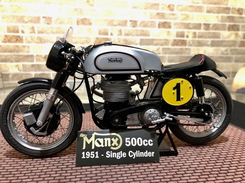 Norton Manx Plastic Model Finished Product Collectible Motorcycle ...