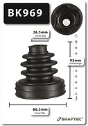 Shaftec BK969 CV Boot Kit for sale online | eBay UK