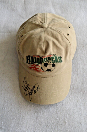 Green Country Roughnecks Soccer Hat Signature #15 Virgil Stevens | eBay