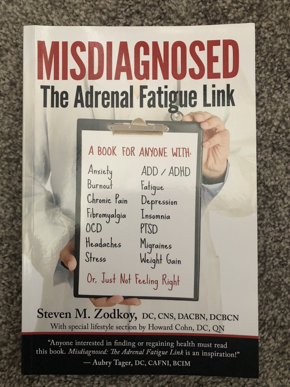 Misdiagnosed : The Adrenal Fatigue Link by Steven Zodkoy D. C. (2014 ...