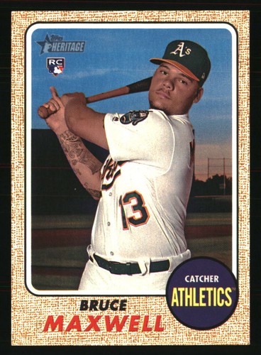Bruce Maxwell 2017 Topps Heritage #584 BASEBALL Card | eBay