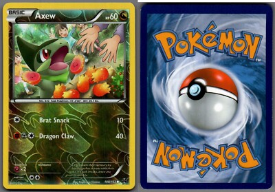 2015 Pokemon, XY BREAKthrough, #108/162 Axew, Reverse Holo Common | eBay
