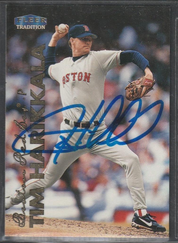 245, Original Autograph, Tim Harikkala RC (1); 1999 Fleer Tradition #U ...