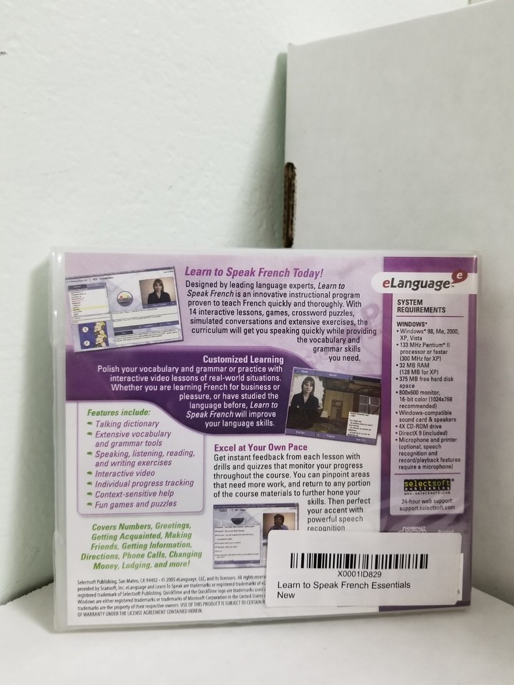 eLanguage - Learn to Speak French Essentials_Brand New | eBay