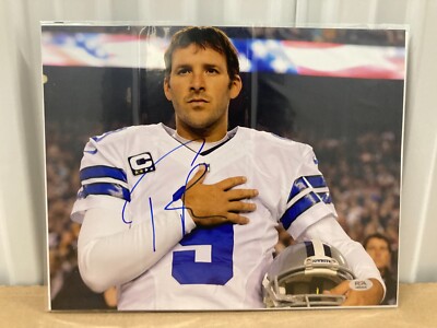 Tony Romo-Dallas Cowboys Autographed/Signed 11x14 Photo - w/ COA | eBay