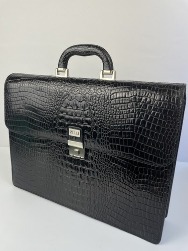 crocodile briefcase - Gem