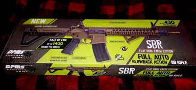 Crosman Panther Arms DPMS SBR Full-Auto BB 0.177 Caliber CO2 Powered ...