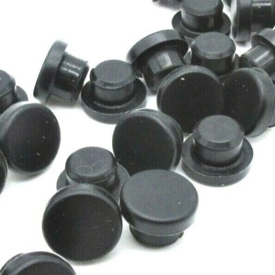 Metric Rubber Drill Hole Plugs Push In Compression Stem 11 Sizes 15 per ...