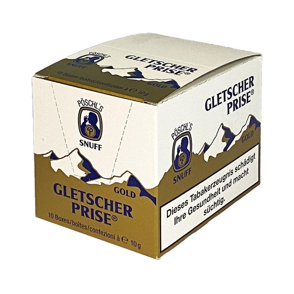10 x Gletscherprise Gold Snuff Schnupftabak Dose à 10g | eBay
