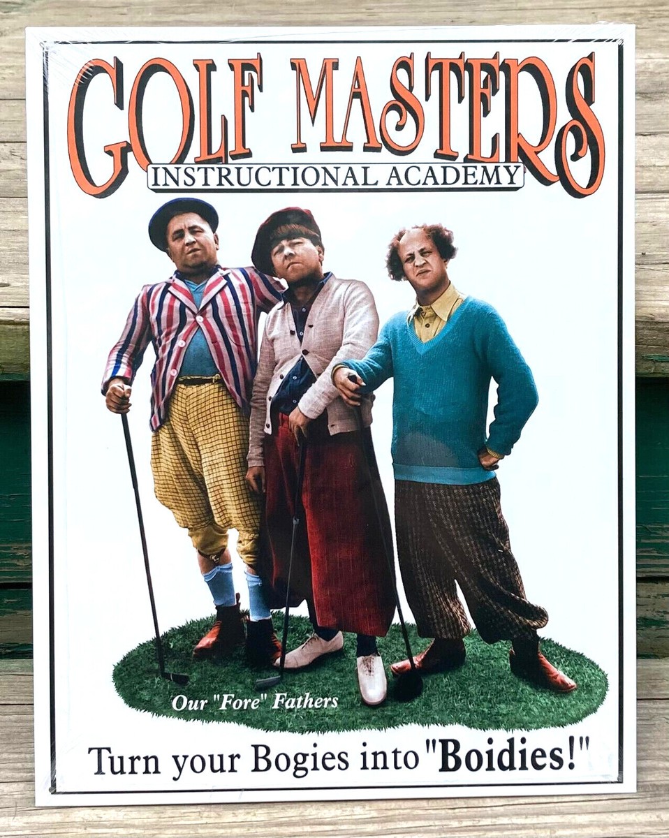 Three Stooges Golf Poster The Three Stooges "Law Firm" (Dewey, Cheatem