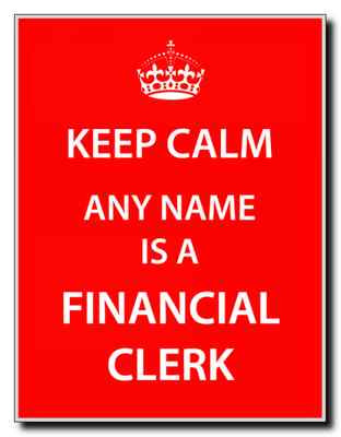 Financial Clerk Personalised Keep Calm Jumbo Magnet | eBay UK