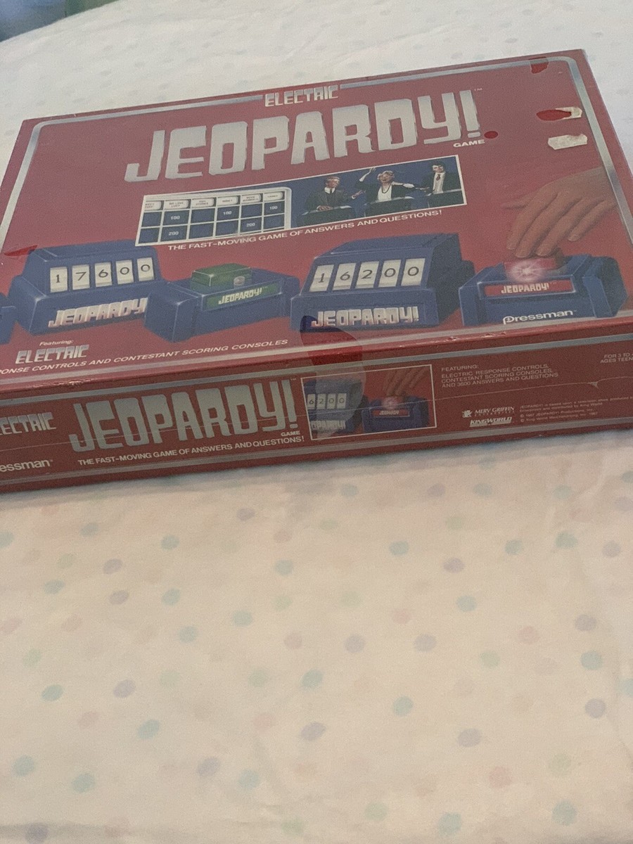 Jeopardy Board Game Pressman