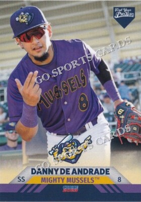 2023 Fort Myers Mighty Mussels Danny De Andrade RC Rookie Card Twins ...