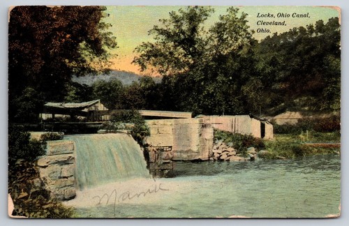 Postcard Locks, Ohio Canal, Cleveland Ohio 1911 | eBay