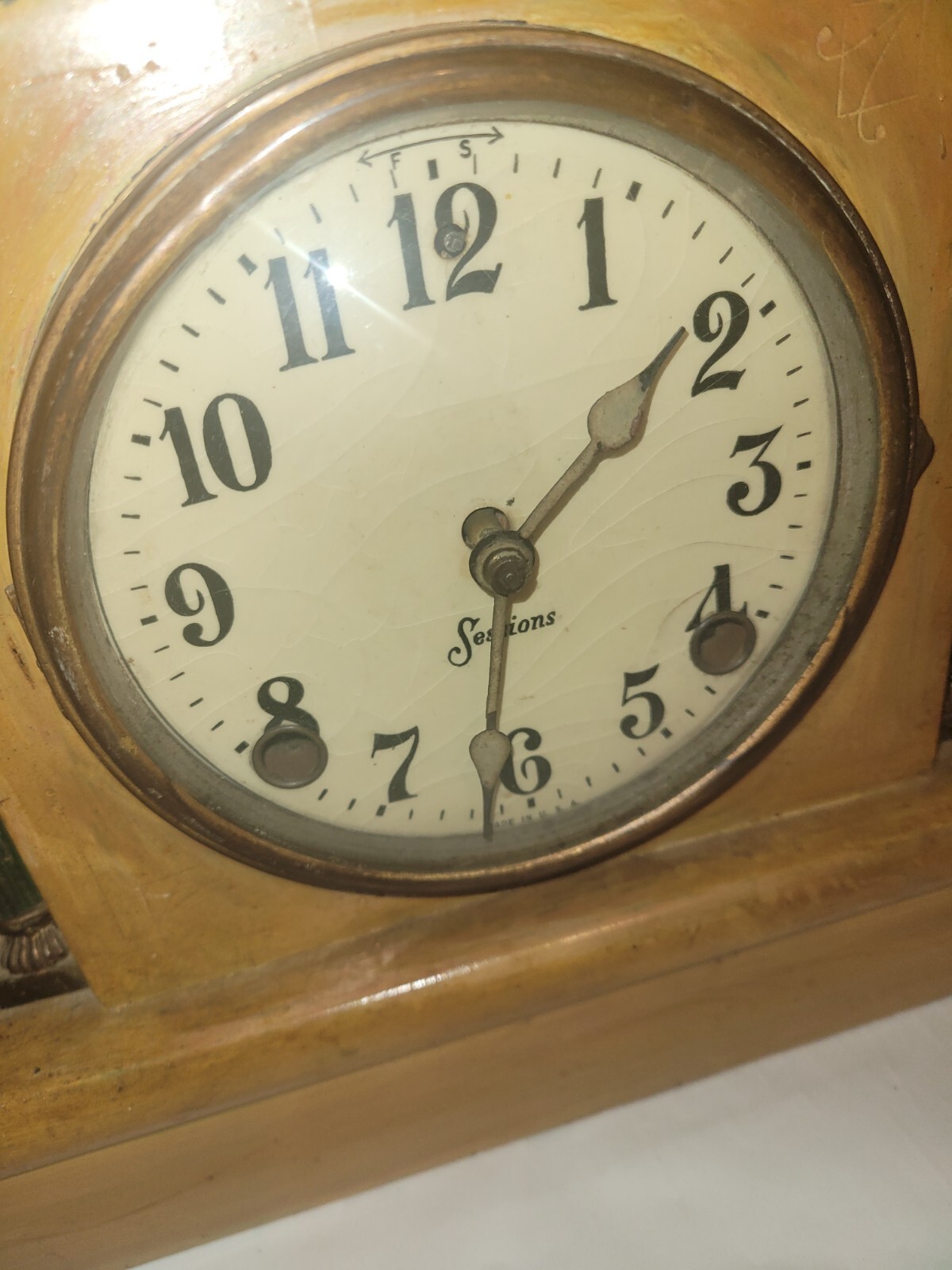 Antique Sessions Clock Company Mantle Clock...sell As Is | eBay