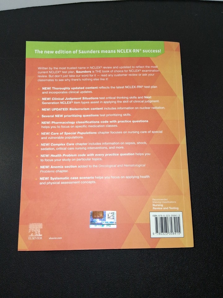 Saunders Comprehensive Review for the NCLEX-RN Examination 8th Ed ...