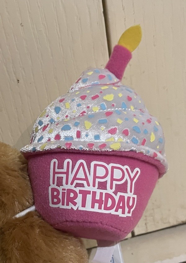 Build A Bear BAB Happy Birthday Plush Brown Bear With Roar Sound & BAB ...