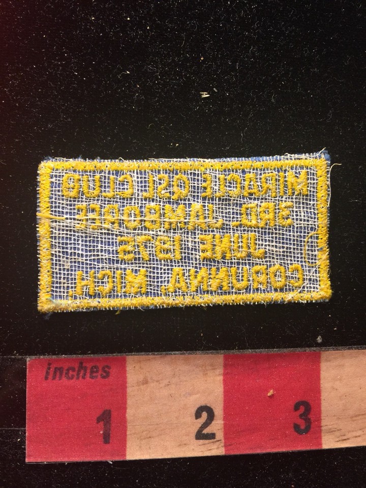 Vtg 1975 MIRACLE QSL CLUB JAMBOREE CORUNNA MICHIGAN Amateur Radio Patch 81D2 | eBay
