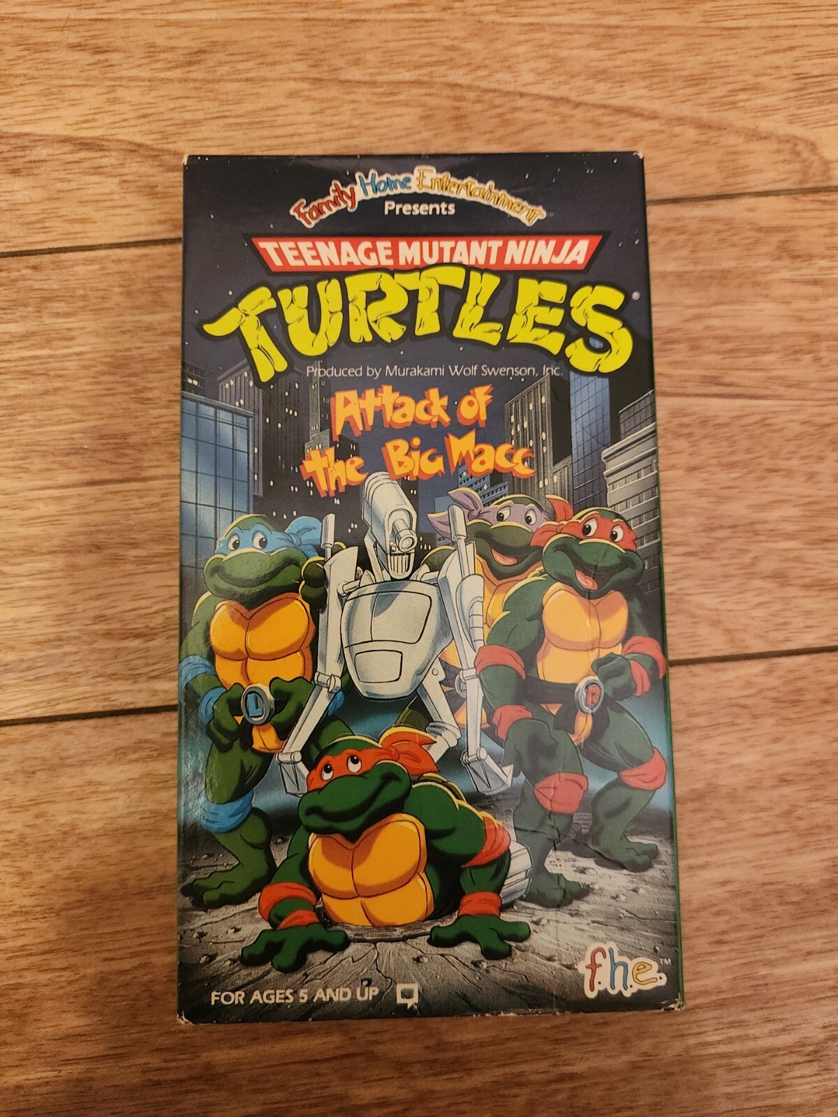 Teenage Mutant Ninja Turtles - Attack of the Big Macc (VHS, 1991 ...