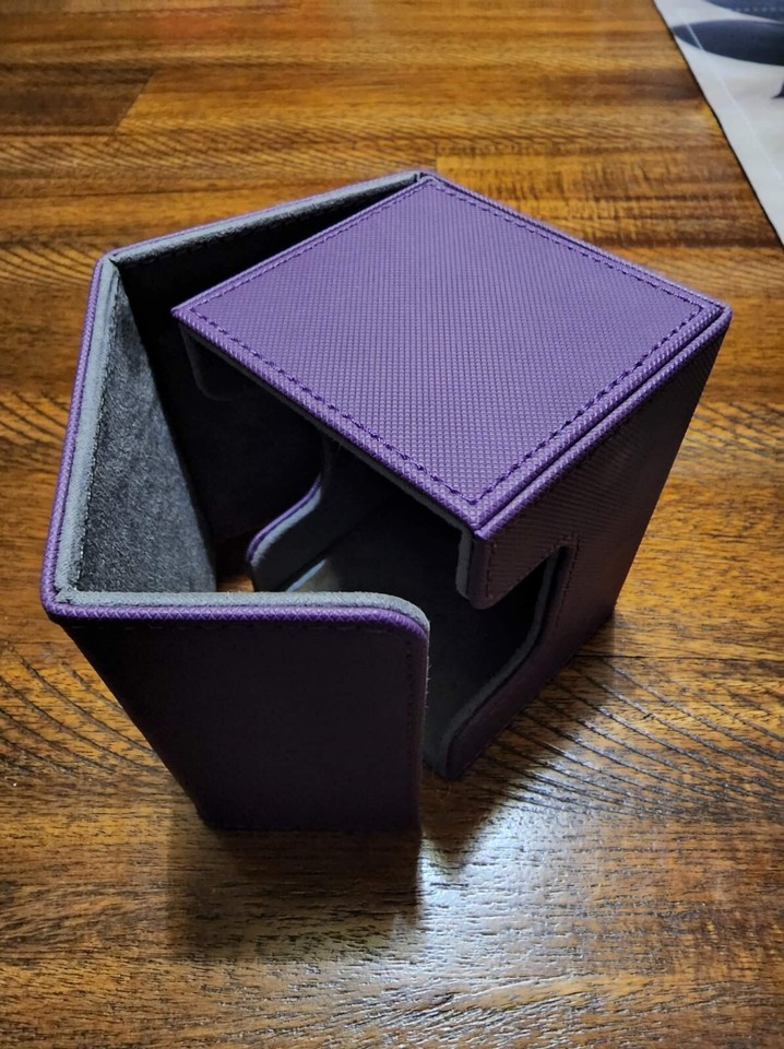 MTG PURPLE FLIP 100 CARD DECK BOX Card store Case mtg. | eBay