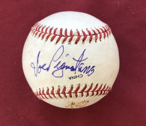 AUTOGRAPHED DEBEER BASEBALL JOE PIGNATANO BROOKLYN/LA DODGERS | eBay