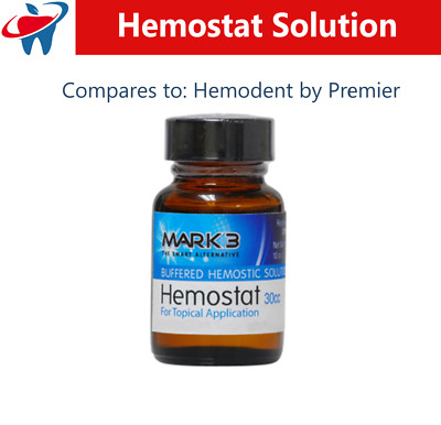 MARK3 Dental Topical Buffered Hemostatic Solution 30cc Bottle #3899 ...