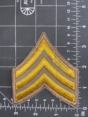 Police Sheriff Security Military Army Sergeant Chevron Patch Sgt Rank ...