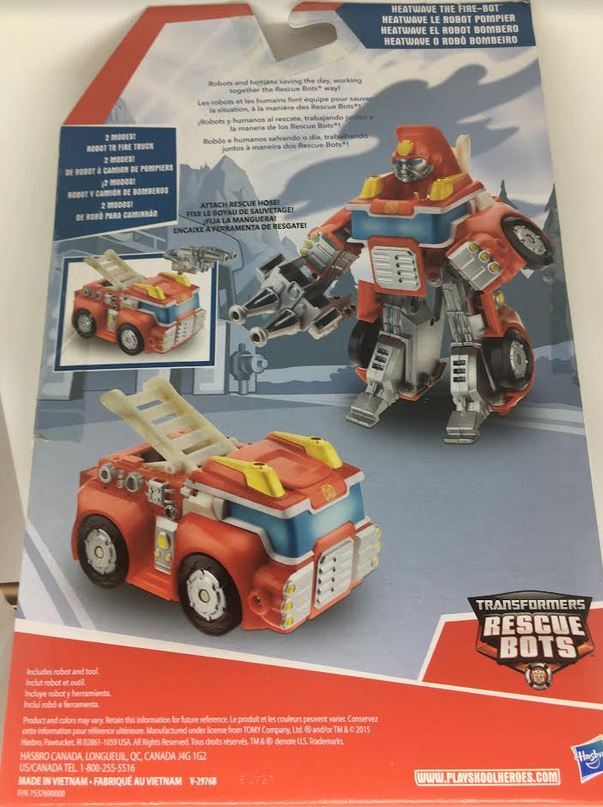 Transformers - Heatwave the Fire-Bot Rescue Heroes - 6" high | eBay