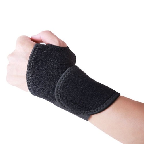 Anti Sprain Wrist Support Black Grey Pink Wrist Bandage Adjustable ...