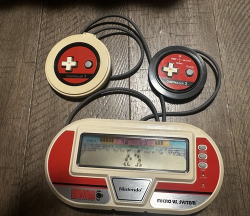 1984 Nintendo Micro Vs System Boxing Handheld Game Tested Works ...