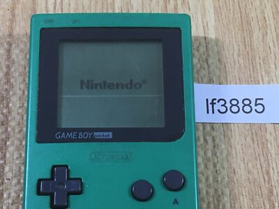 lf3885 Plz Read Item Condi GameBoy Pocket Green Game Boy Console Japan ...