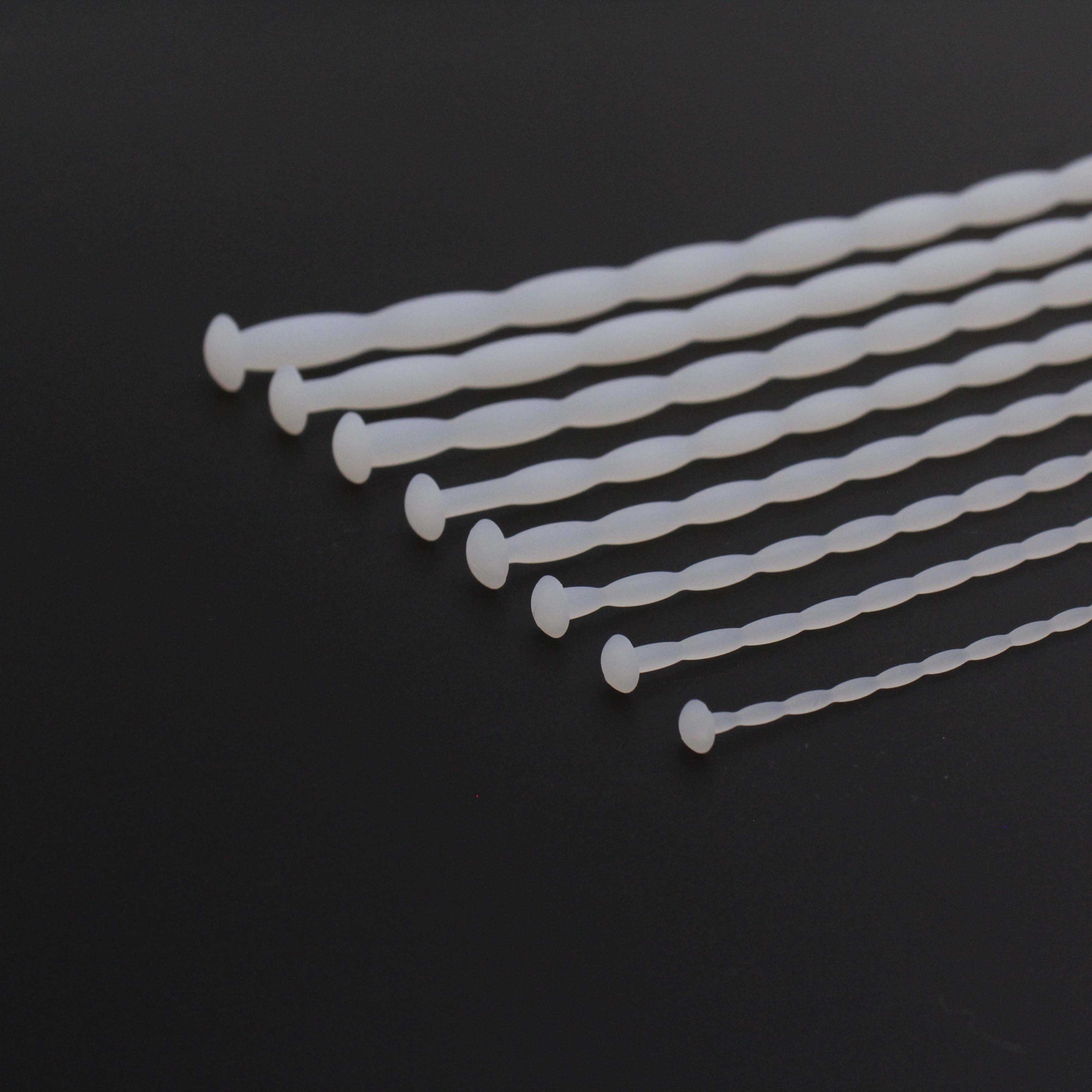 4PCS Silicone Urethral Beads Rod Plug Sounding Stretcher Sounds Dilator ...