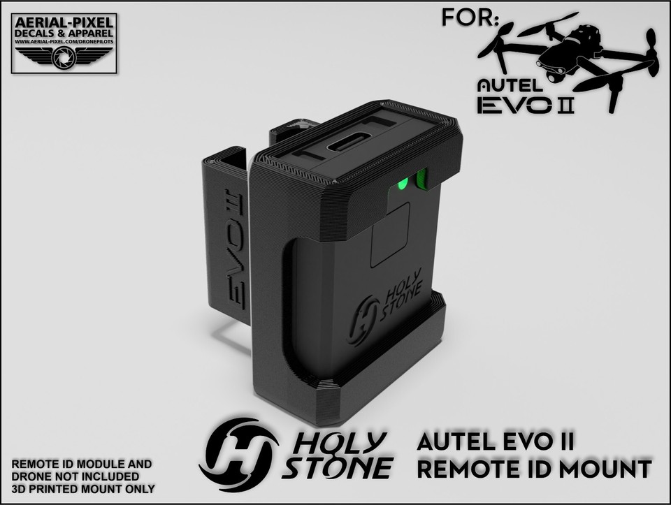 Autel EVO II Holy Stone Remote ID Module Mount (Module Not Included) | eBay