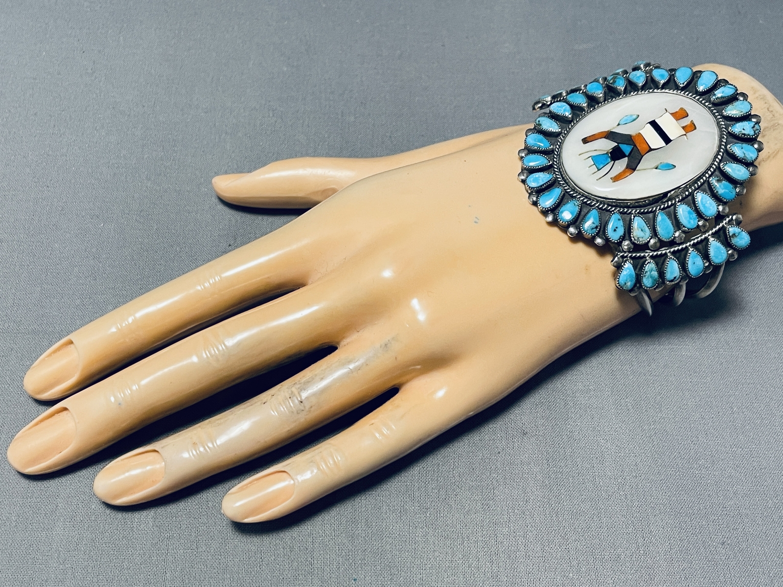 VICTOR MOSES BEGAY VINTAGE NAVAJO TURQUOISE STERLING … - Gem