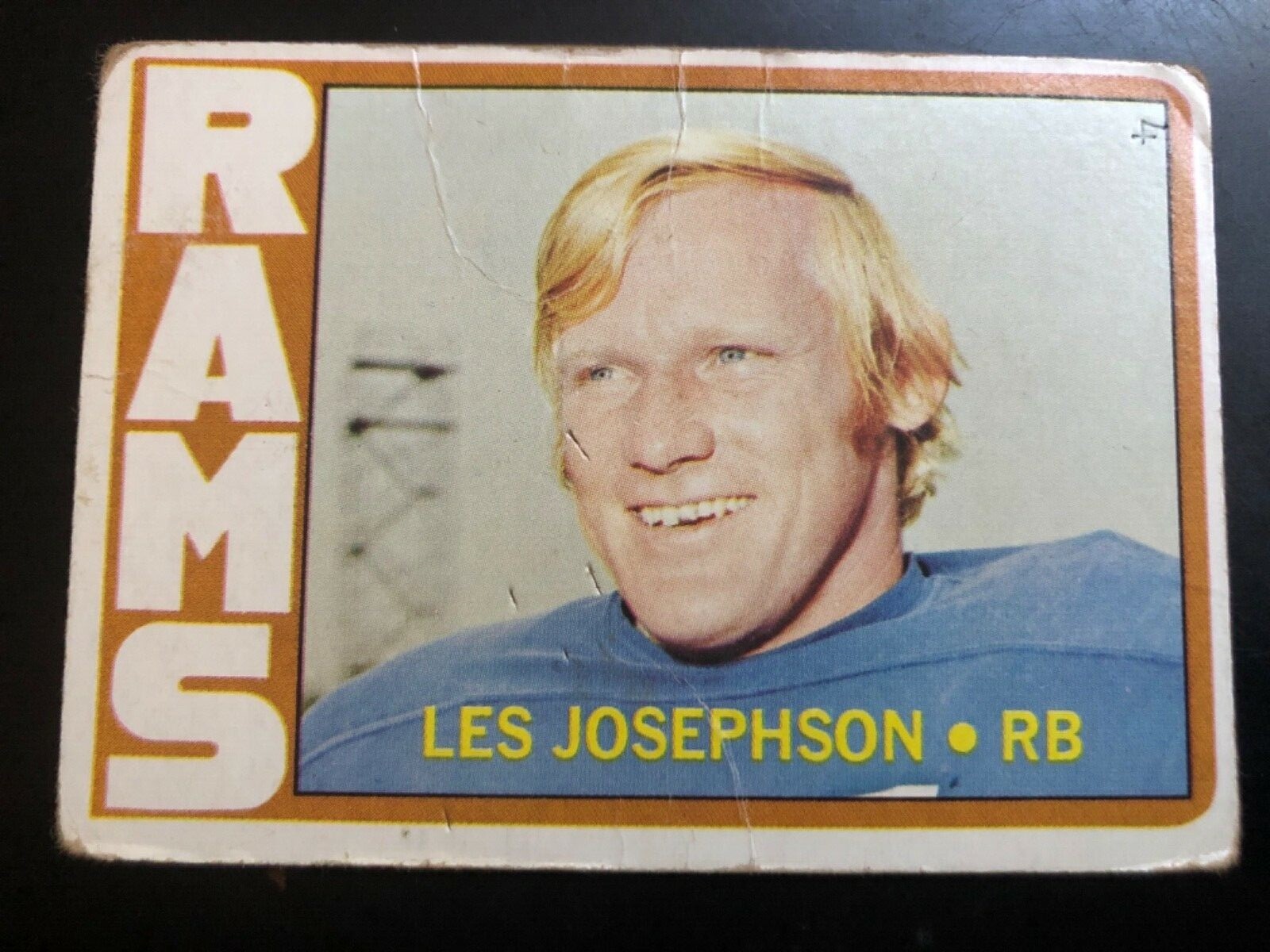 1972 Topps Rams Les Josephson Football Card #247 | eBay