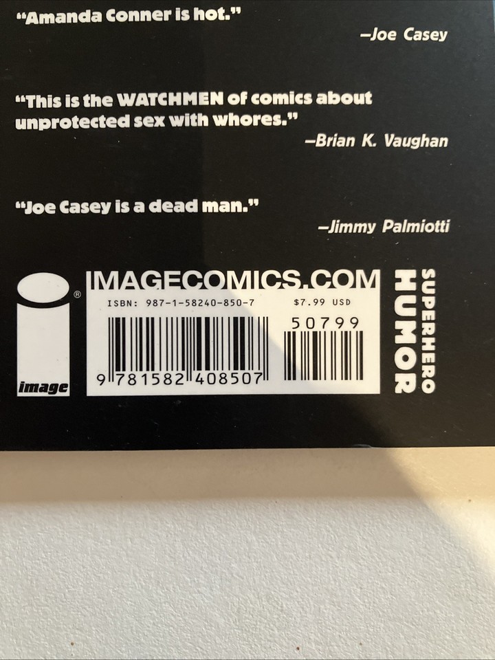 THE PRO SC GN Third Printing Garth Ennis Amanda Conner Image 2007 HTF ...