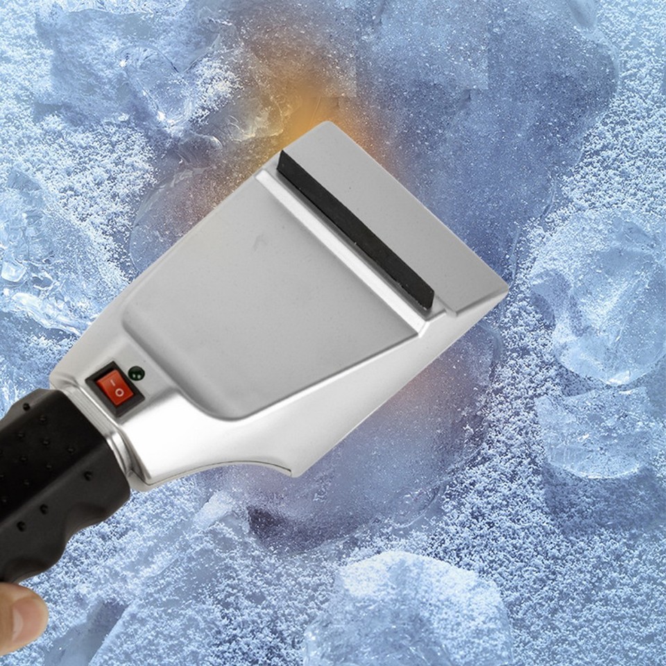 Snow Removal Tool Heated Ice Scraper Easy To Use Compact Design For ...