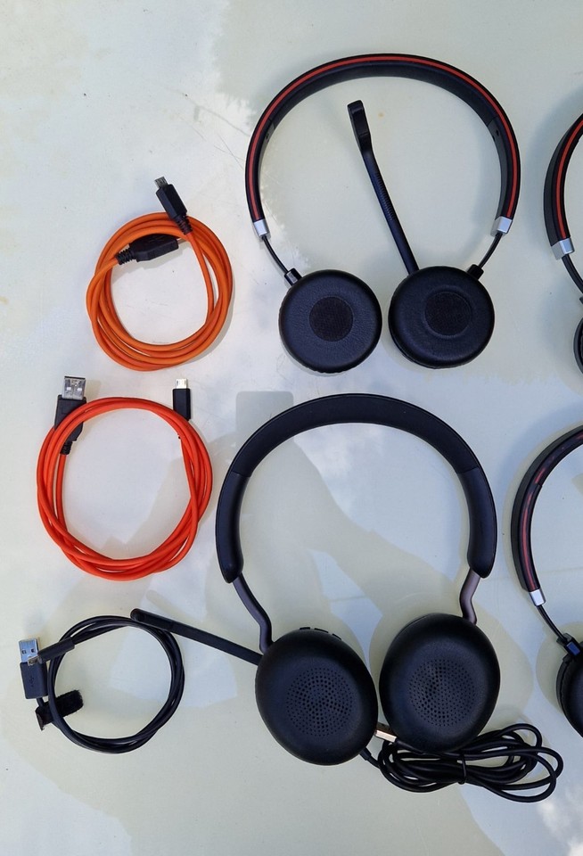 6x Joblot Jabra Evolve 65 Stereo Wireless, Jabra Evolve 40 Mono MS, Evolve2 40 | eBay UK