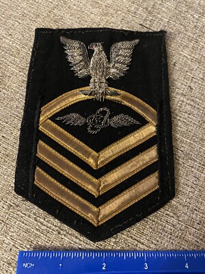 Bullion Chief Petty Officer Aviation Electronics Technician Rate Patch ...