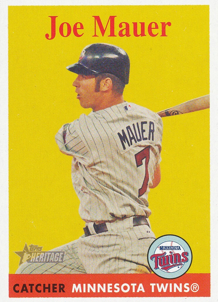 2007 Topps Heritage - #444 Joe Mauer for sale online | eBay
