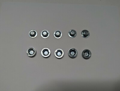 Axle Caps Push On Cap Nuts 3/8 Size Wheel Retainers 10 piece pack | eBay